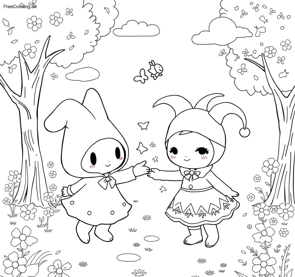 Mis páginas para colorear de melodía - gratis e imprimible